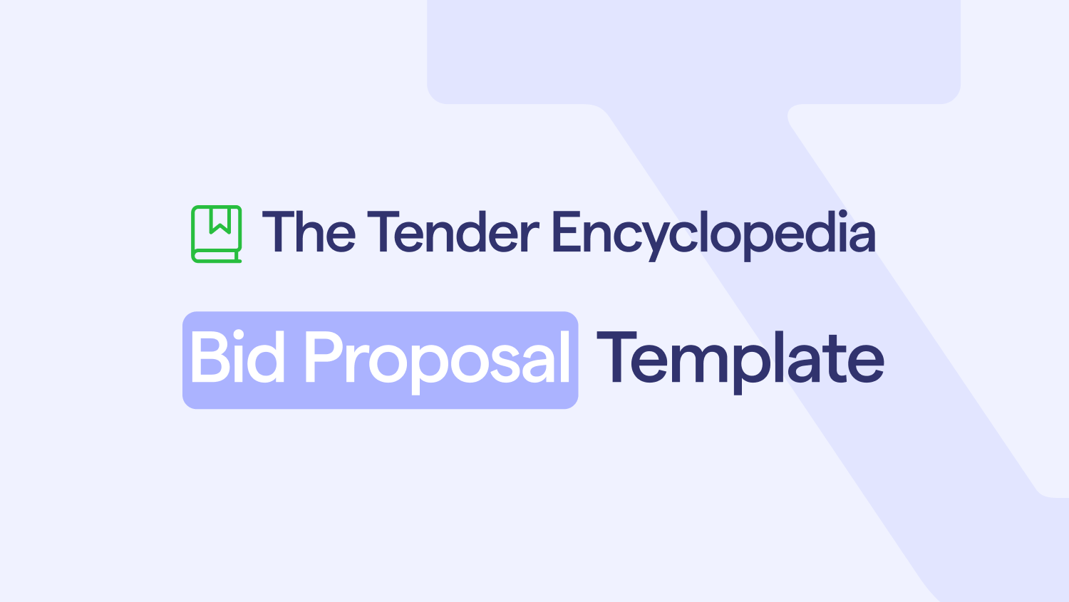 What is a Bid Proposal Template and How Do You Create One? – Tendium