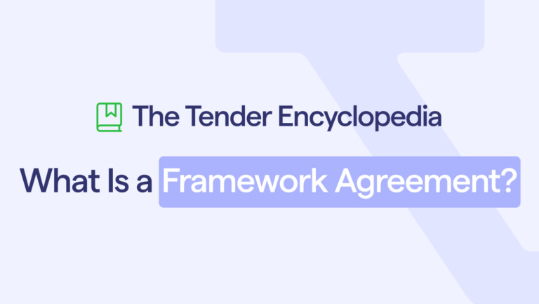 What Is a Framework Agreement? A Supplier’s Guide – Tendium