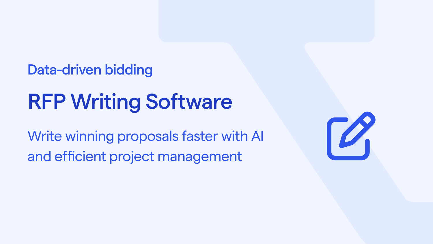 RFP Writing Software: Write Winning Proposals Faster With AI and Efficient Project Management ...