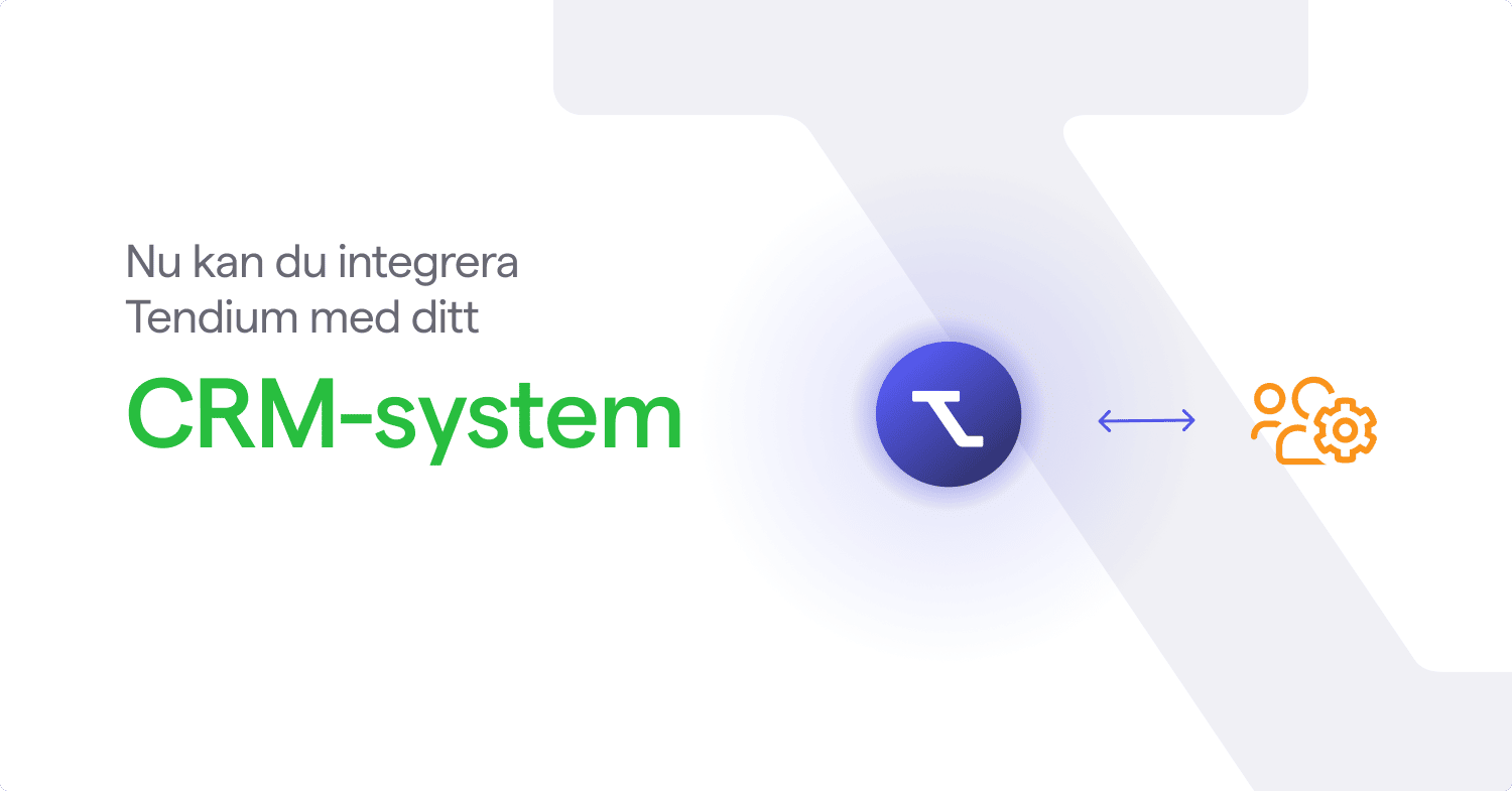 Tendium går nu att integrera med Salesforce och andra CRM-system – Tendium